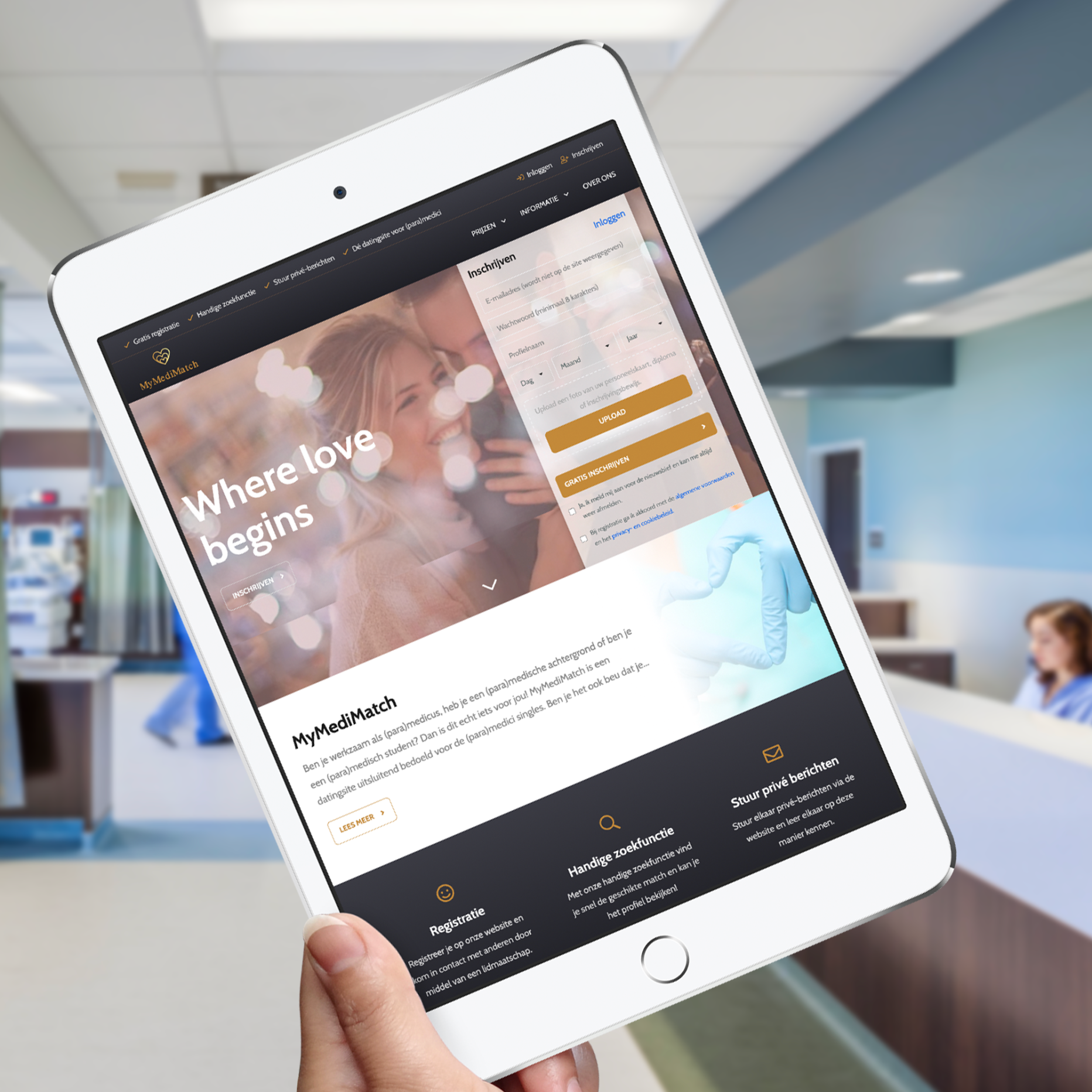 Have an online match platform made? Paramedic online match platform